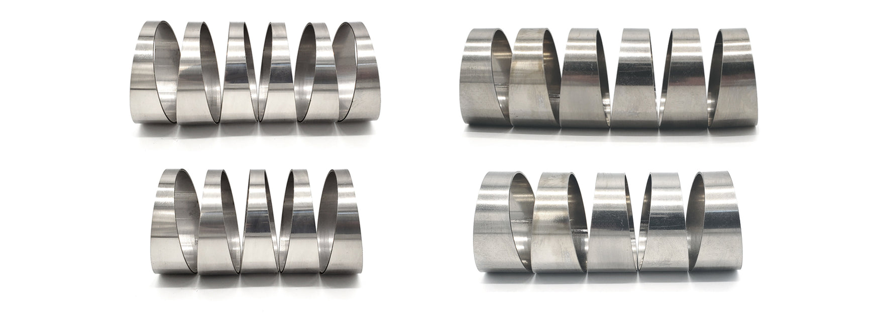 Titanium Pie Cuts - 45° & 90° Angles | Ace Race Parts