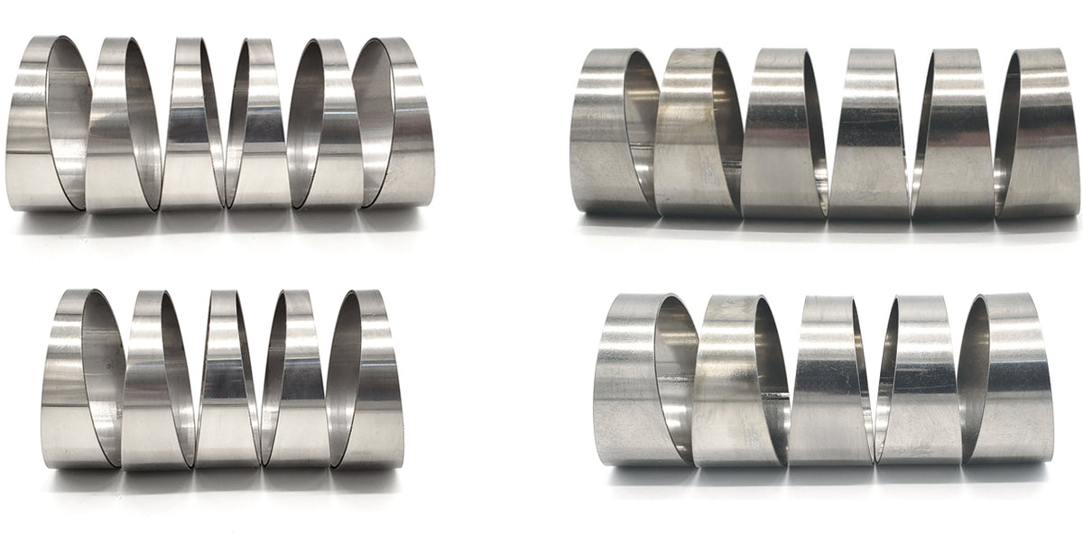 304 Stainless Steel Pie Cuts Available in 5 & 6-Piece Sets– Ace Race Parts