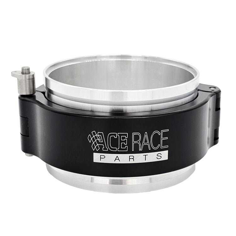 HD Clamp Assembly for 3.500" OD Tubing - Black Clamp, Aluminum Flanges ...