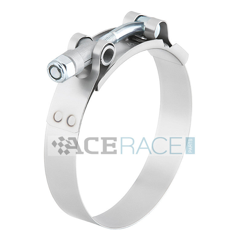 T-Bolt Racing Clamp - 304 Stainless Steel, For 2" ID Silicone– Ace Race ...