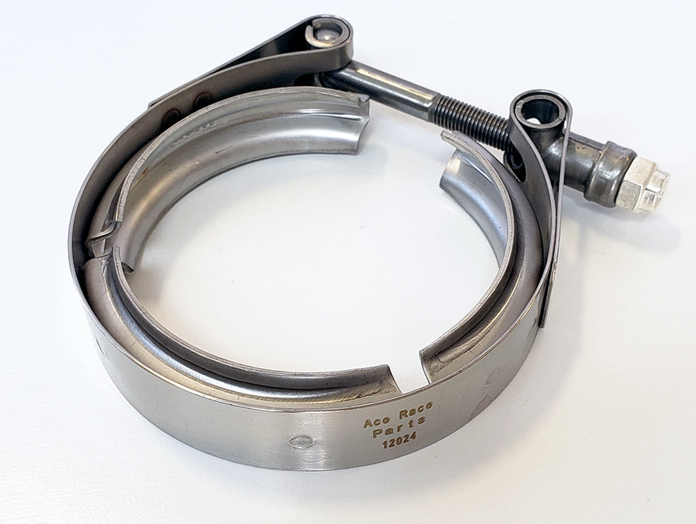 5" V-Band Clamp - 304 Stainless Steel | Ace Race Parts